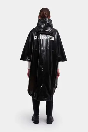 Stutterheim Concert Print Opal Poncho