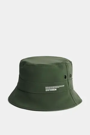Stutterheim Beckholmen Matte Bucket Hat - Green