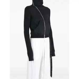 Rick Owens Tops Sweatshirts - Black
