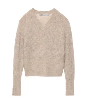 ALLSAINTS Mabel Alpaca Blend V-neck Sweater