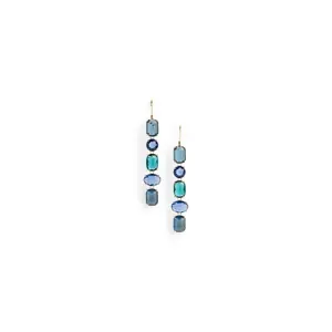 Ralph Lauren Gold-plated Stone Linear Drop Earrings