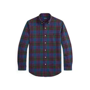 Ralph Lauren Classic Fit Plaid Brushed Oxford Shirt