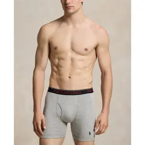 Ralph Lauren Cotton Wicking Boxer Brief 3-pack