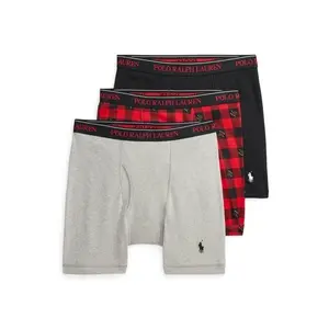 Ralph Lauren Cotton Wicking Boxer Brief 3-pack