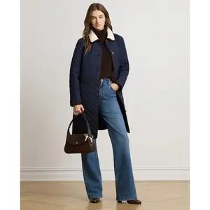 Ralph Lauren Faux-shearling-trim Quilted Jacket