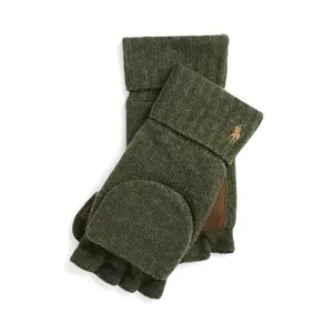 Ralph Lauren Merino-wool-blend Convertible Gloves