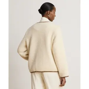 Ralph Lauren Faux-leather-trim Faux-fur Teddy Coat