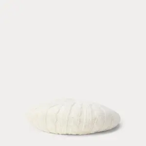 Ralph Lauren Cable-knit Beret - Cream