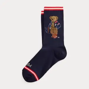 Ralph Lauren Polo Bear Crew Socks - Navy