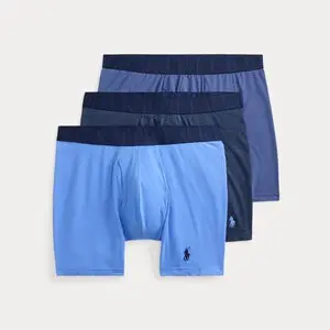 Ralph Lauren Stretch Cotton Boxer Brief 3-pack - Multi