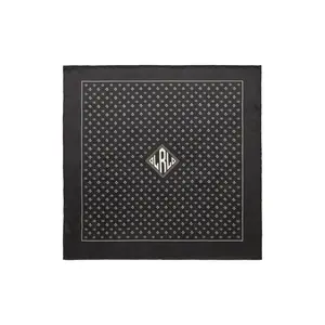 Ralph Lauren Foulard-print Logo Silk Square Scarf