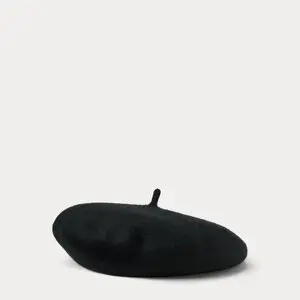 Ralph Lauren Wool Beret - Black