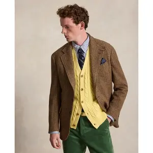 Ralph Lauren The Rl67 Glen Plaid Tweed Jacket