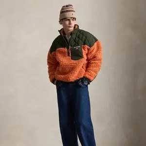 Ralph Lauren Relaxed Fit Polo Sport Pullover - Solar Sky Multi