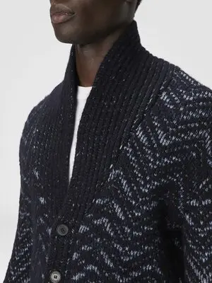 Missoni Buttoned Cardigan With Chevron Pattern