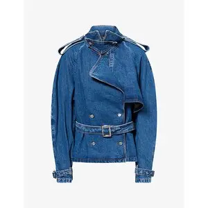 ANINE BING Pascale Double-breasted Denim Jeans