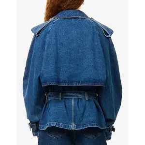 ANINE BING Pascale Double-breasted Denim Jeans