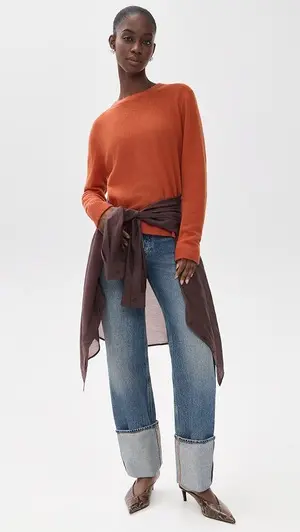 REFORMATION Cashmere Boyfriend Sweater