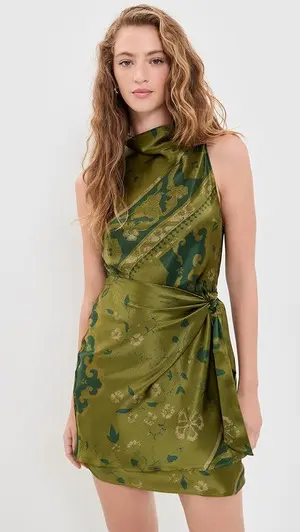 REFORMATION Stelliana Silk Dress