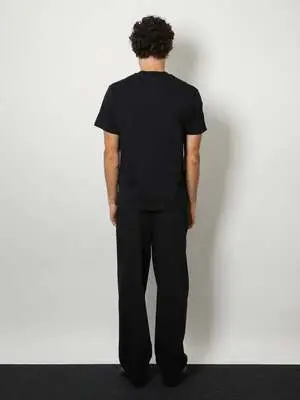 AMI Paris Virgin Wool Trousers - Black