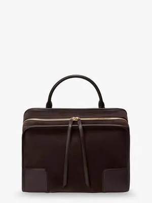 Loewe Amazona 180 Suede Handbag