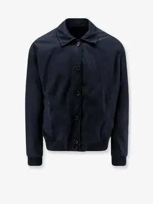 ARMA Tomme Reversibile Suede Jacket - Blue