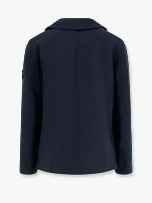 Stone Island Wool Blend Coat