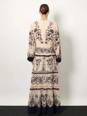 Farm Rio Liz Viscose Long Dress