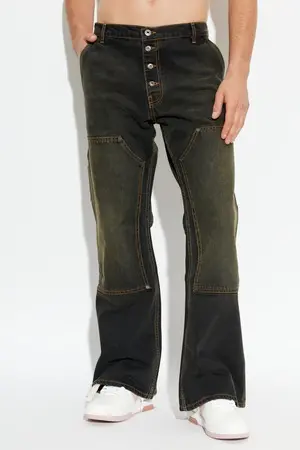 Off-White Flared Leg Jeans