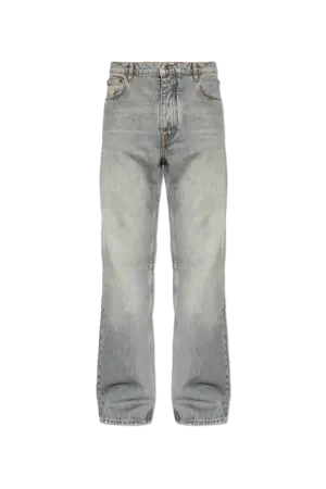 Off-White Flared Leg Jeans - Grey