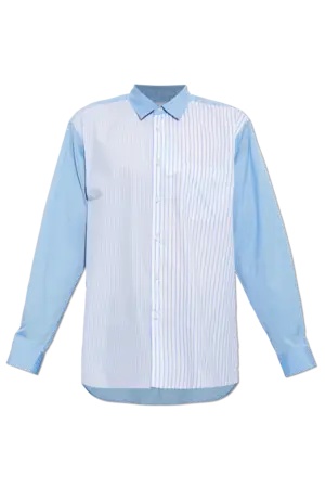 Comme Des Garçons Cotton Shirt - Blue