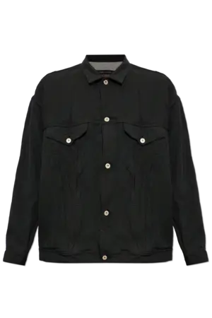 Comme Des Garçons Lightweight Jacket With Pockets - Black