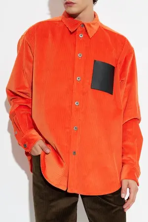 Loewe Corduroy Shirt With Logo