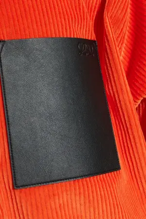 Loewe Corduroy Shirt With Logo