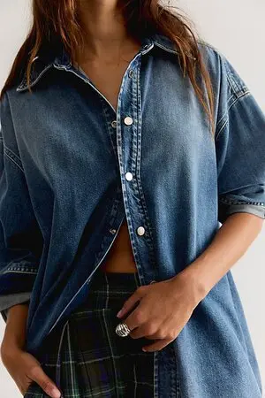 HAIKURE Victoria Oversized Denim Button Down