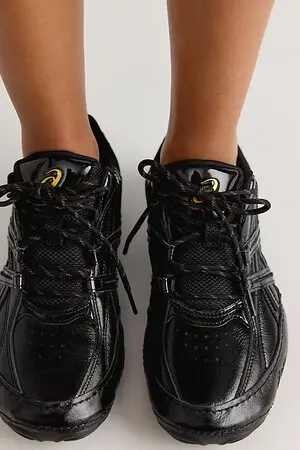 Asics Hypersync Patent Leather Sneakers - Black/black