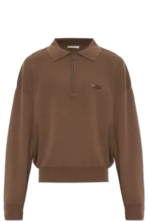 ENTIRE STUDIOS Long-sleeve Polo - Brown