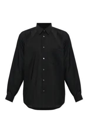 Comme Des Garçons Wool Shirt - Black