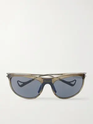 DISTRICT VISION Takeyoshi Altitude D-frame Polycarbonate Sunglasses - Green