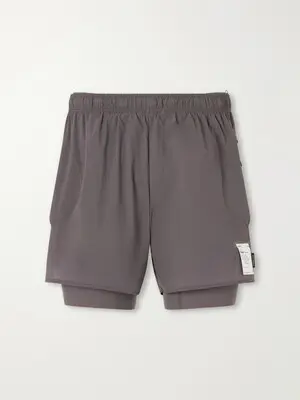 Satisfy Rippy&trade; Layered 5" Cordura&reg; And Justice&trade; Running Shorts - Gray
