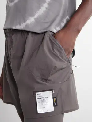Satisfy Rippy&trade; Layered 5" Cordura&reg; And Justice&trade; Running Shorts - Gray