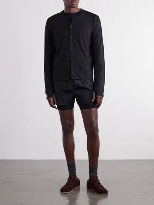 Literary Sport Walker Wool And Coolmax®-blend Running Jacket