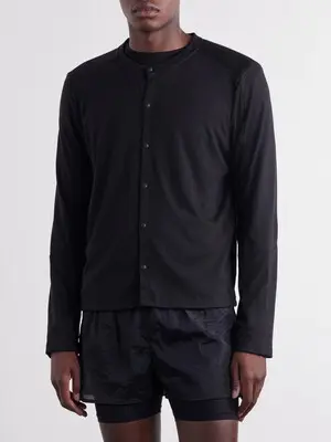 Literary Sport Walker Wool And Coolmax®-blend Running Jacket