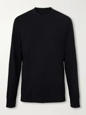 Literary Sport Frank Wool-blend T-shirt - Black