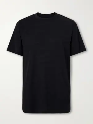 Literary Sport James Wool-blend T-shirt - Black