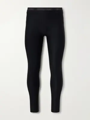 Literary Sport Mare Drawstring Stretch-jersey Running Leggings
