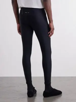 Literary Sport Mare Drawstring Stretch-jersey Running Leggings