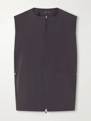 Literary Sport Cesarie Padded Shell Gilet - Black