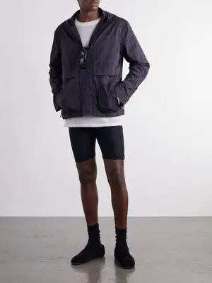 Literary Sport Ashbery Checked Shell Jacket