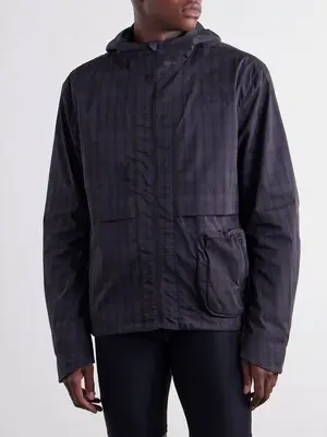 Literary Sport Ashbery Checked Shell Jacket